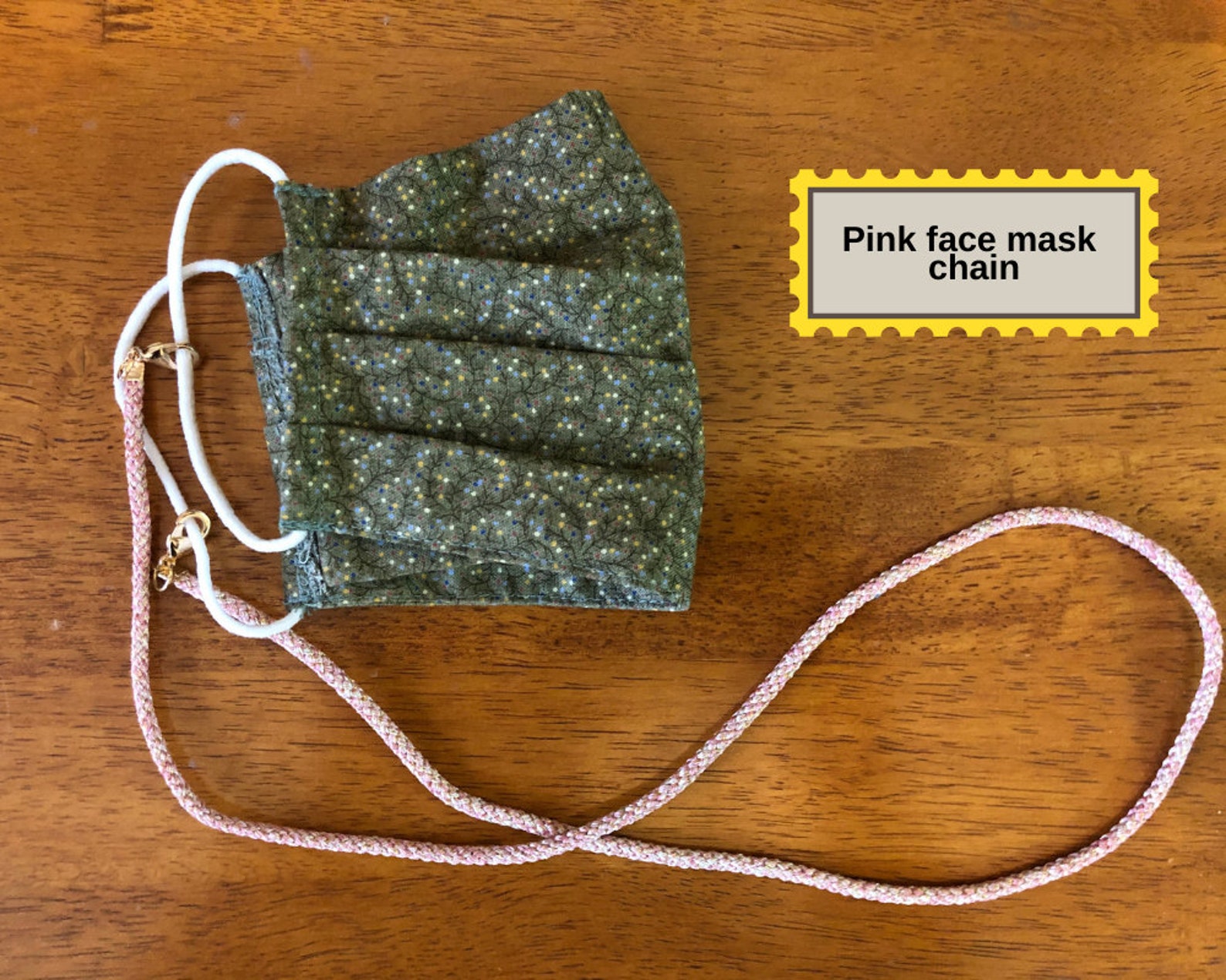 Metallic Foil HANDMADE Face Mask Adult 100% Cotton Reusable Washable UK ...