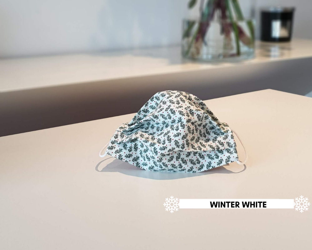 Winter Soft Face Mask UK Adult 100% Premium Cotton Reusable Washable UK ...
