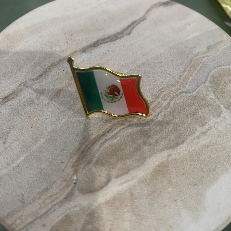 Pin bandera mexicana - Etsy México