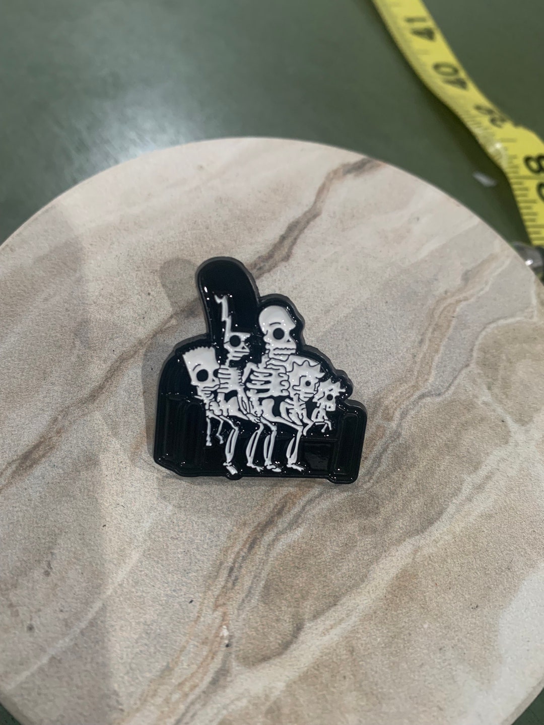 NWT Skeleton Family Couch Gag Simpsons Pin - Etsy