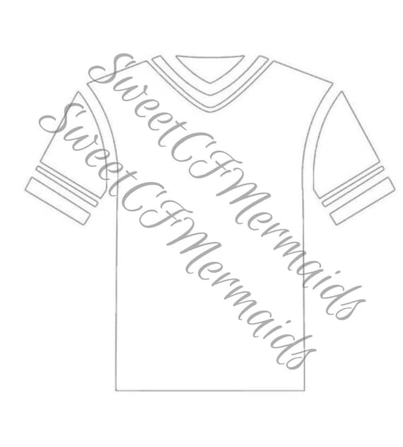 Football Jersey SVG/ Cutting File/ Instant Download/ | Etsy