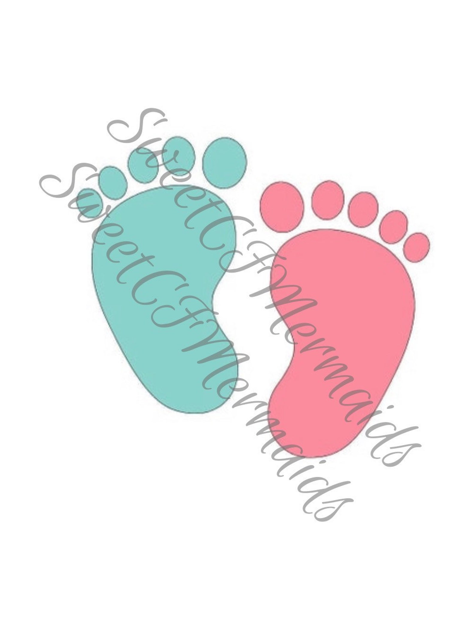 Baby Feet SVG/ Cutting File/ Instant Download/ Silhouette/ - Etsy