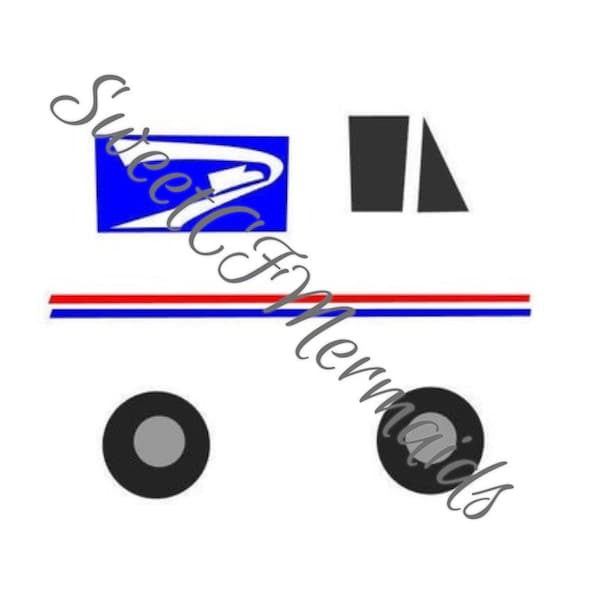 Mail Truck Svg - Etsy