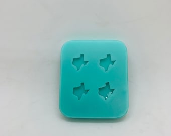 Texas Stud Earrings Resin Mold, Texas Cabochon Resin Mold, Texas ...