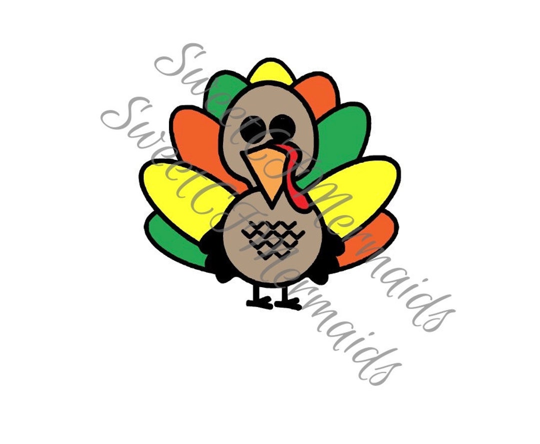 Turkey SVG Instant Download FILE Cutting File Silhouettes/ Cricut - Etsy