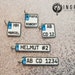 Personalized 3d-printed License Plate Keychain – Car/motorcycle ...