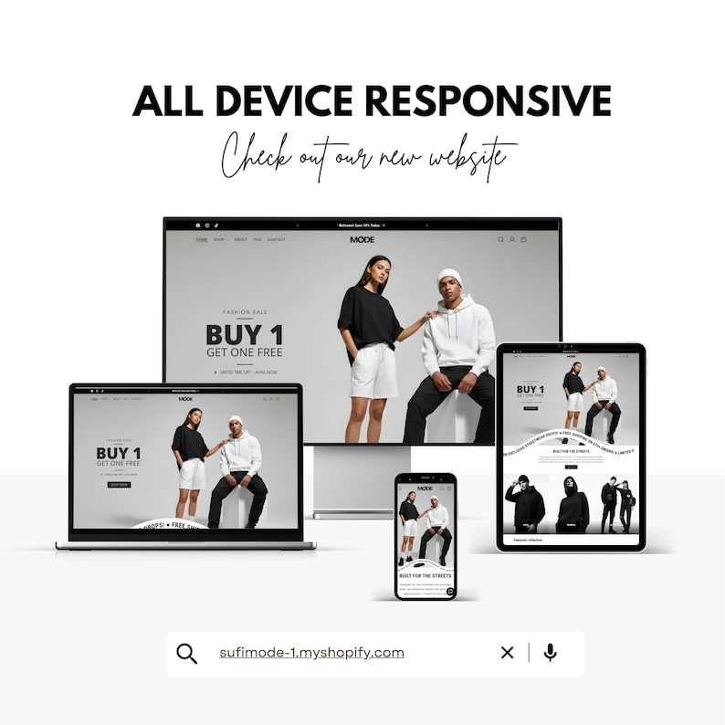 Streetwear Shopify Theme | Fashion Boutique Website Template - Etsy Finland