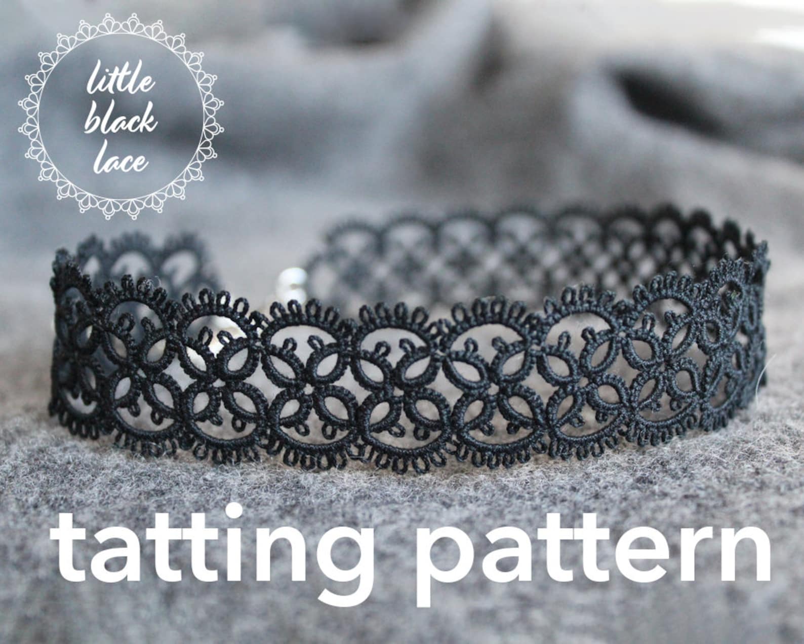 PDF Timeless Bracelet/choker Tatting Pattern by Littleblacklace ...