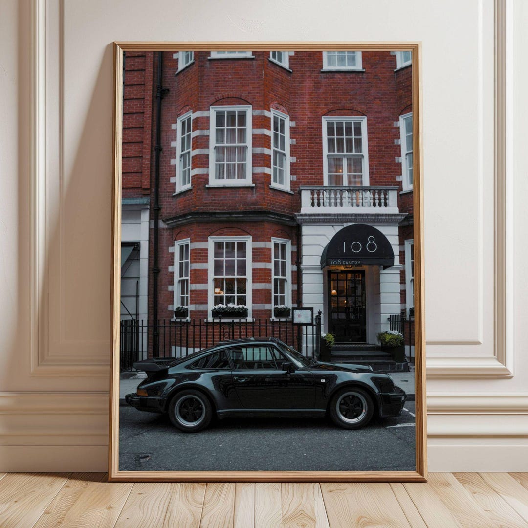 Porsche A4 Print London Print Printable Wall Art Digital Download - Etsy