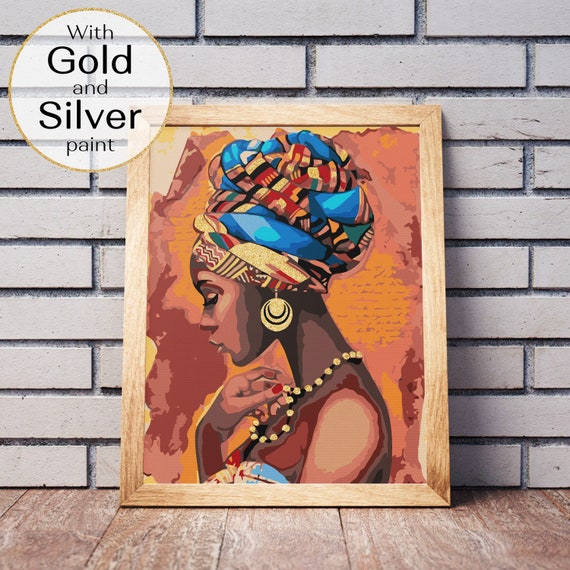 Silver Painted Girl