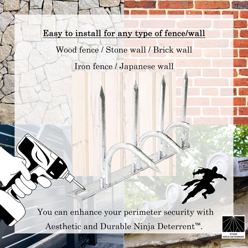Ninja Deterrent™ | Fence Spikes Wall Spikes Anti Climb Home Security ...