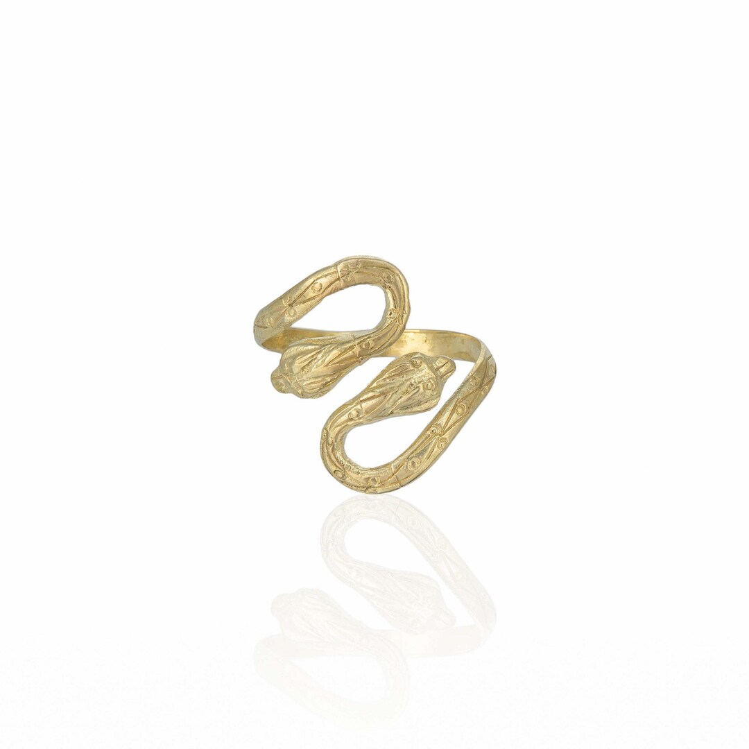 Double Snake Ring - Etsy