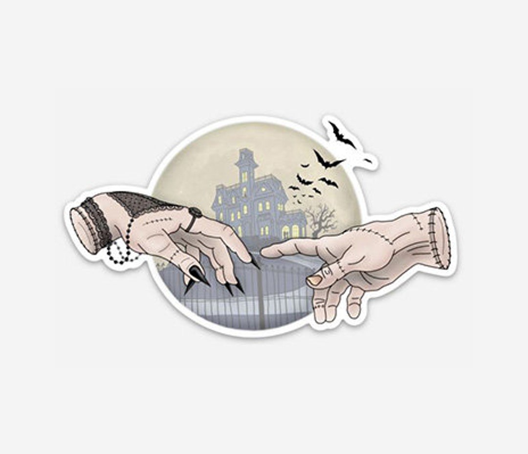 Thing and Lady Fingers, Sticker - Etsy