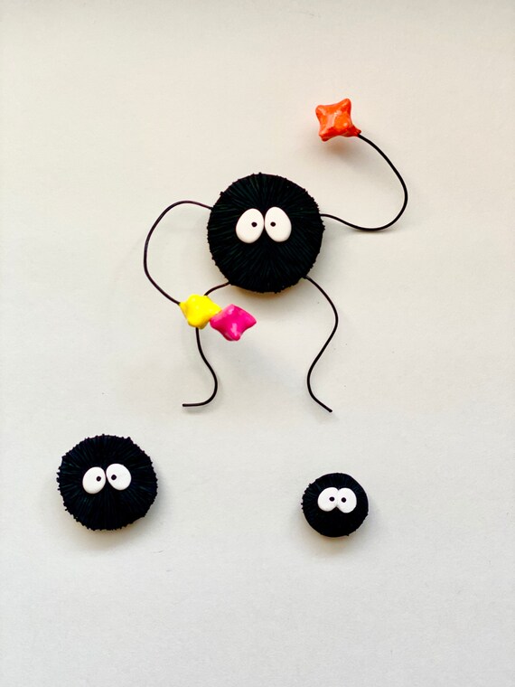 Art Objects Art & Collectibles Sculpture magnets Susuwatari Soot Sprite ...