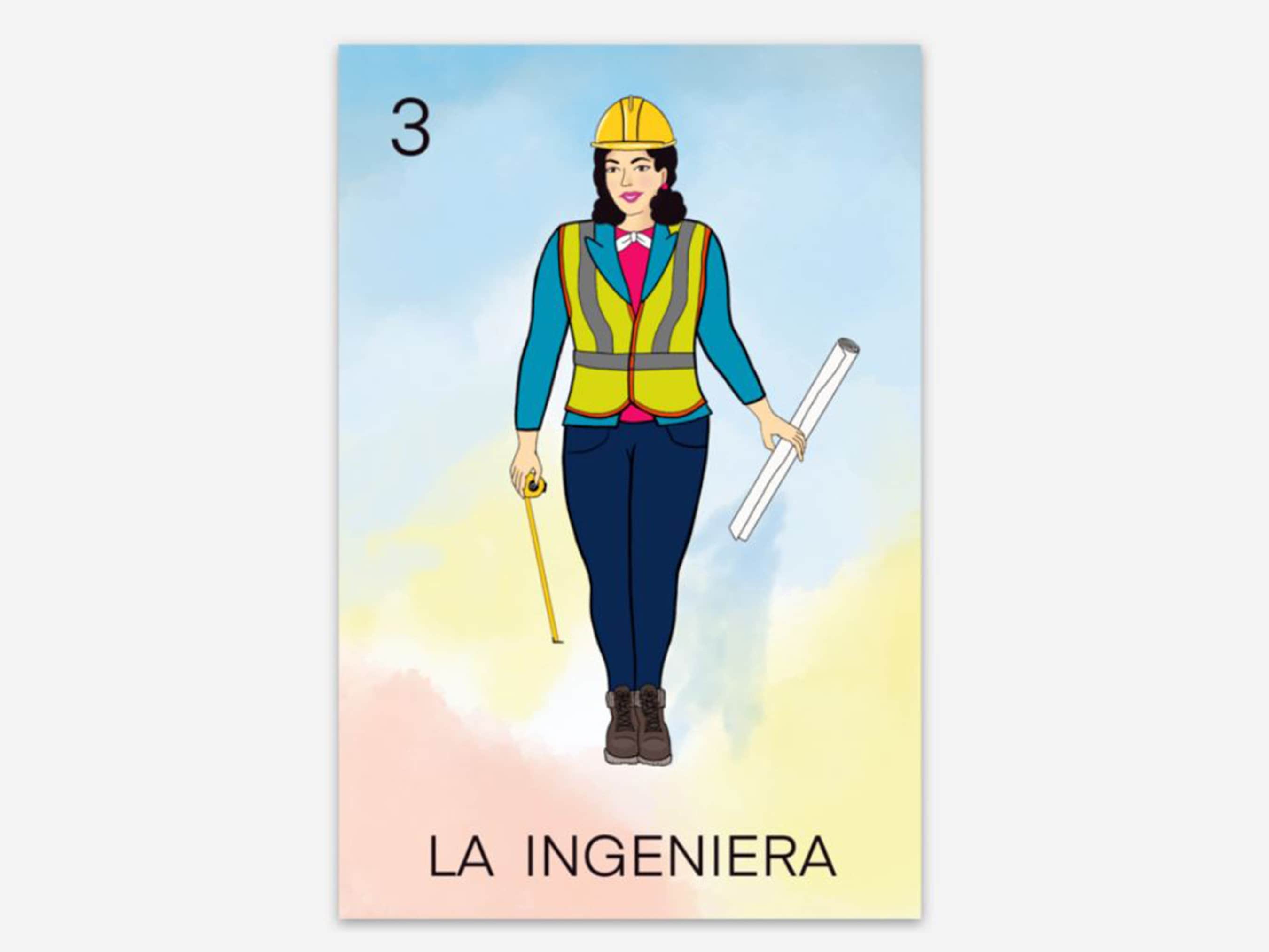 La Ingeniera Sticker, Loteria Inspired, MEP Engineer, Structural ...
