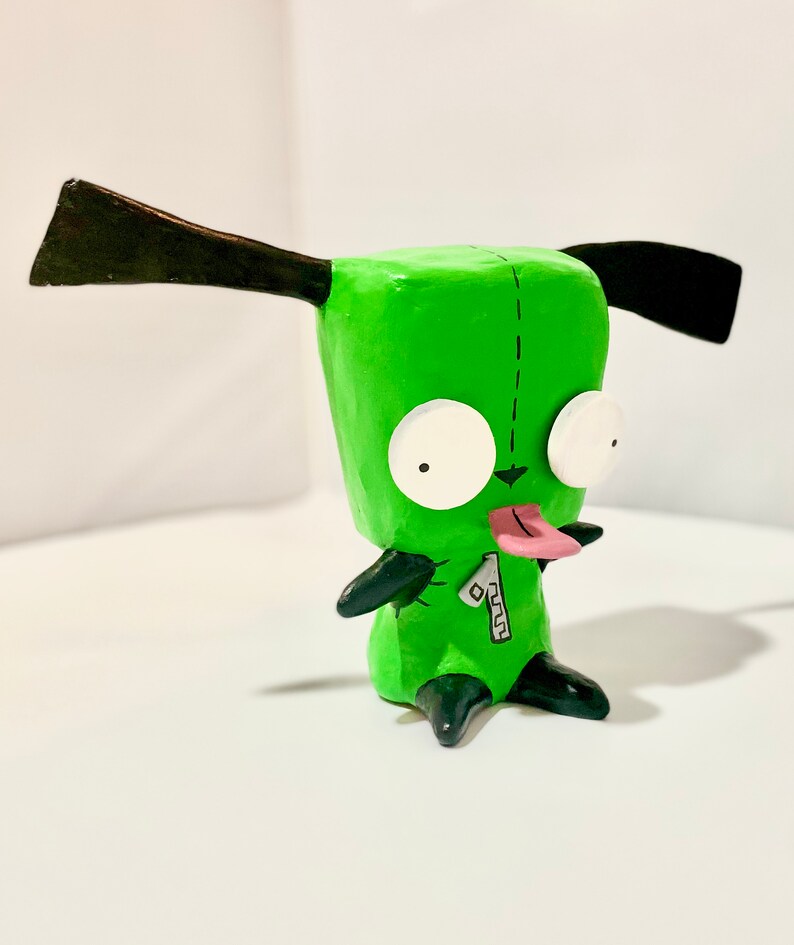 Invader Zim Green Dog Suit Gir Sculpture - Etsy