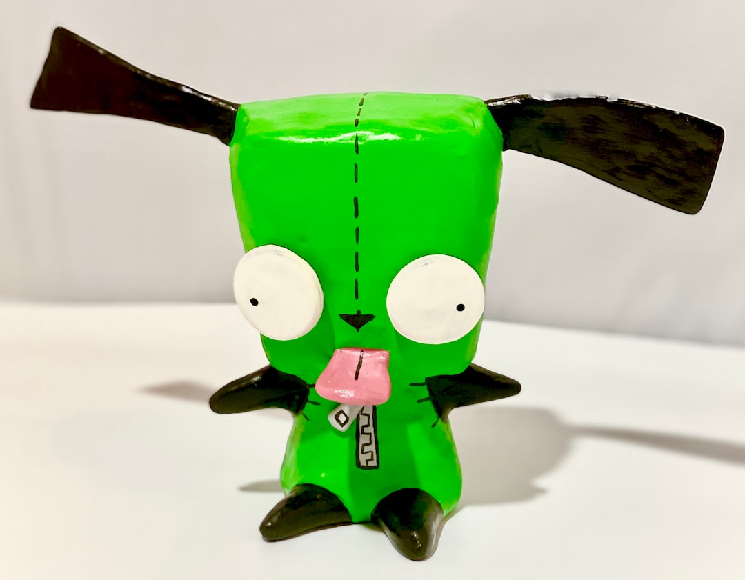 Invader Zim Green Dog Suit Gir Sculpture - Etsy