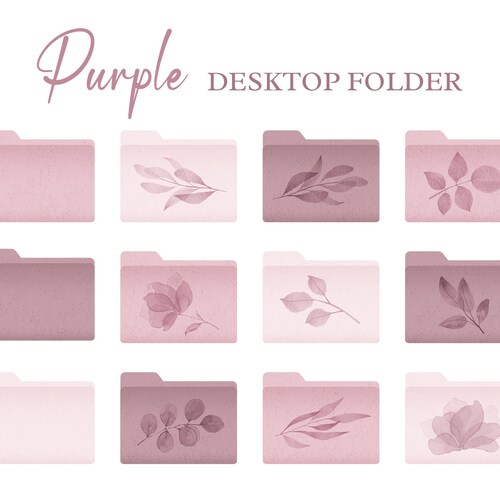 600 Pink Folder Icons for Mac Windows Free Pink Desktop - Etsy