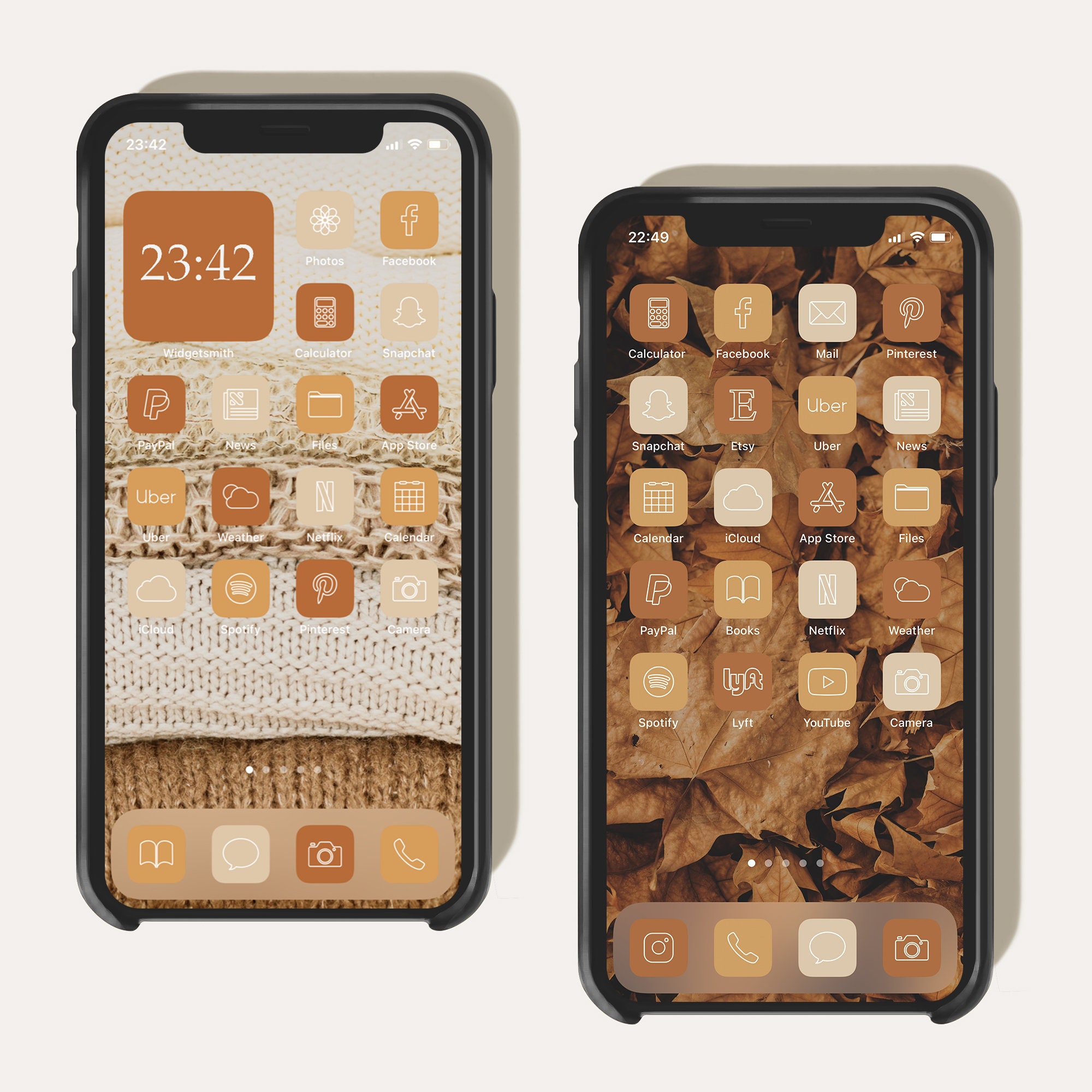 Autumn Fall Aesthetic Iphone Ios 14 App Icons App Pack - Etsy