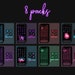 Neon App Icons, Aesthetic Ios Icons, iPhone Icon Pack Neon, Neon App ...
