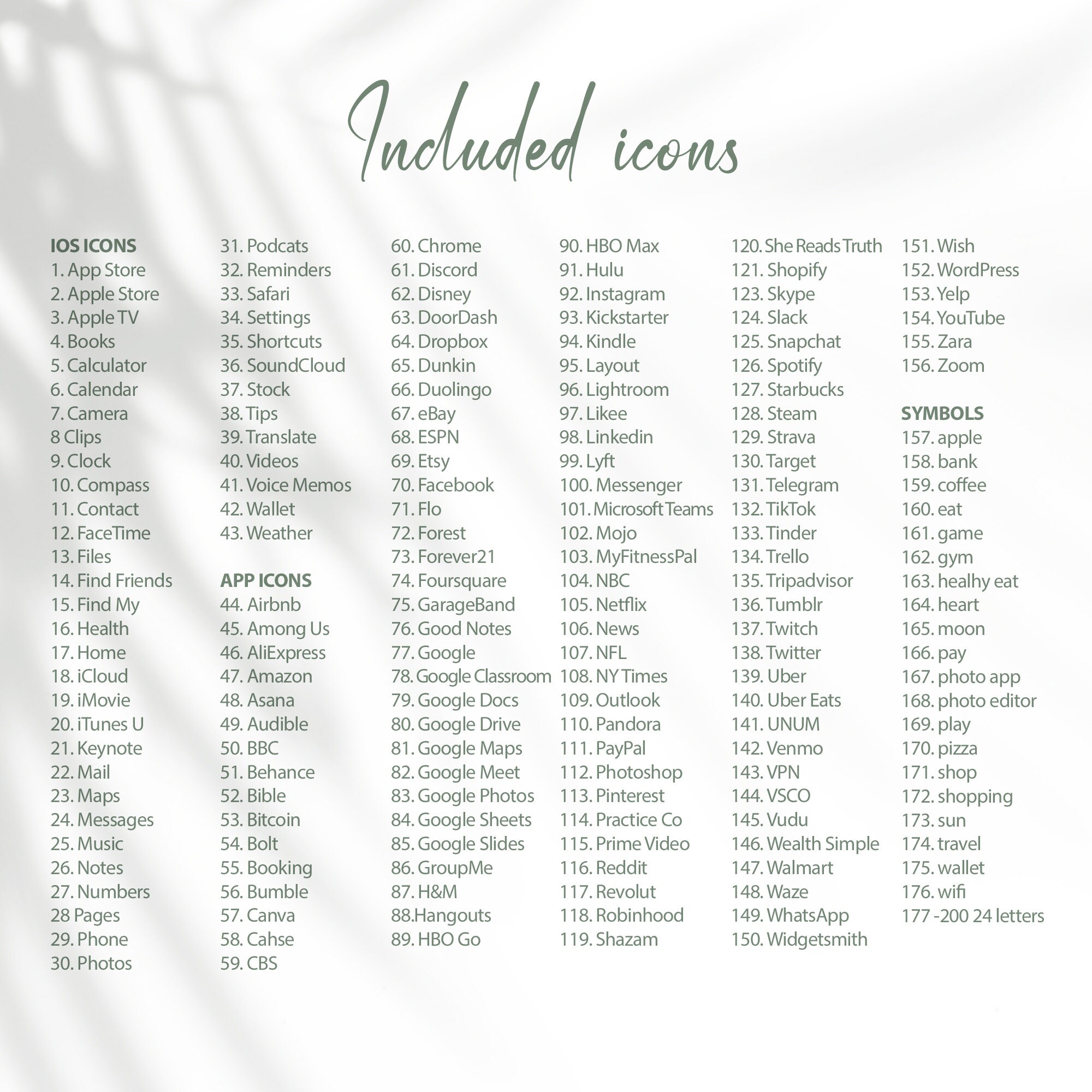 IPad Desktop Icons iPad App Icons Boho iOS 14 Icon Pack | Etsy