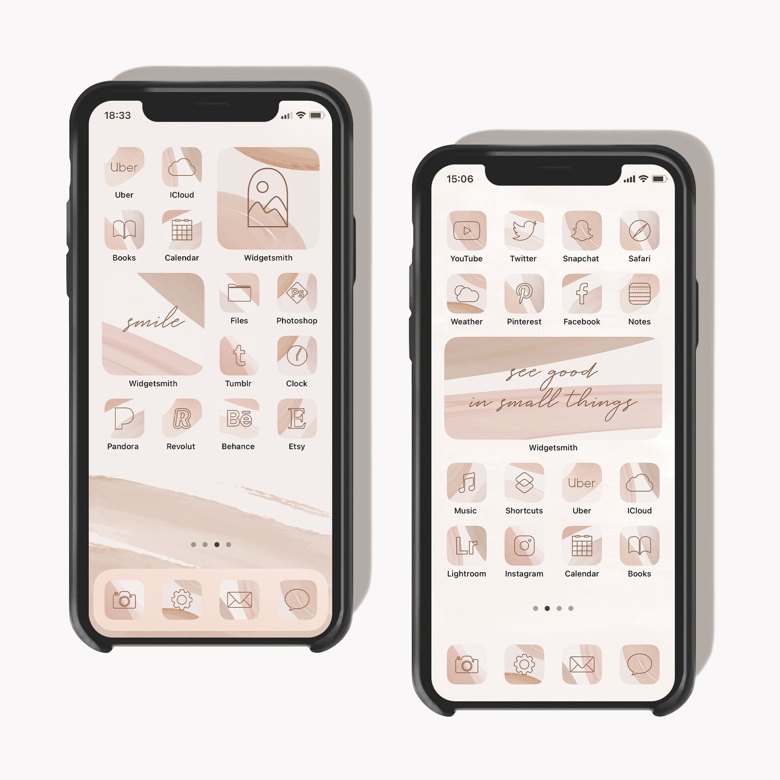 200 Boho App Icons iOS 14 Minimalist Icons Cream Beige | Etsy