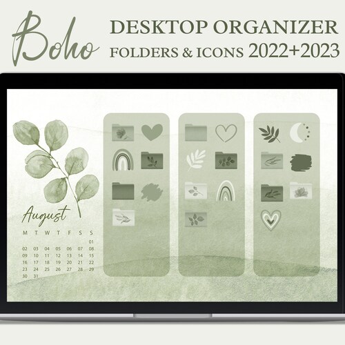 Autumn Calendar 2022 2023 Desktop Wallpaper Organizer Mac - Etsy