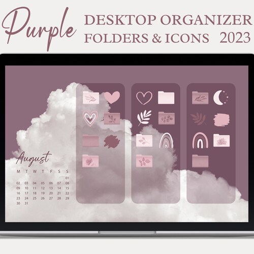 Desktop Wallpaper 2023 Organizer With Calendar Mac Windows - Etsy