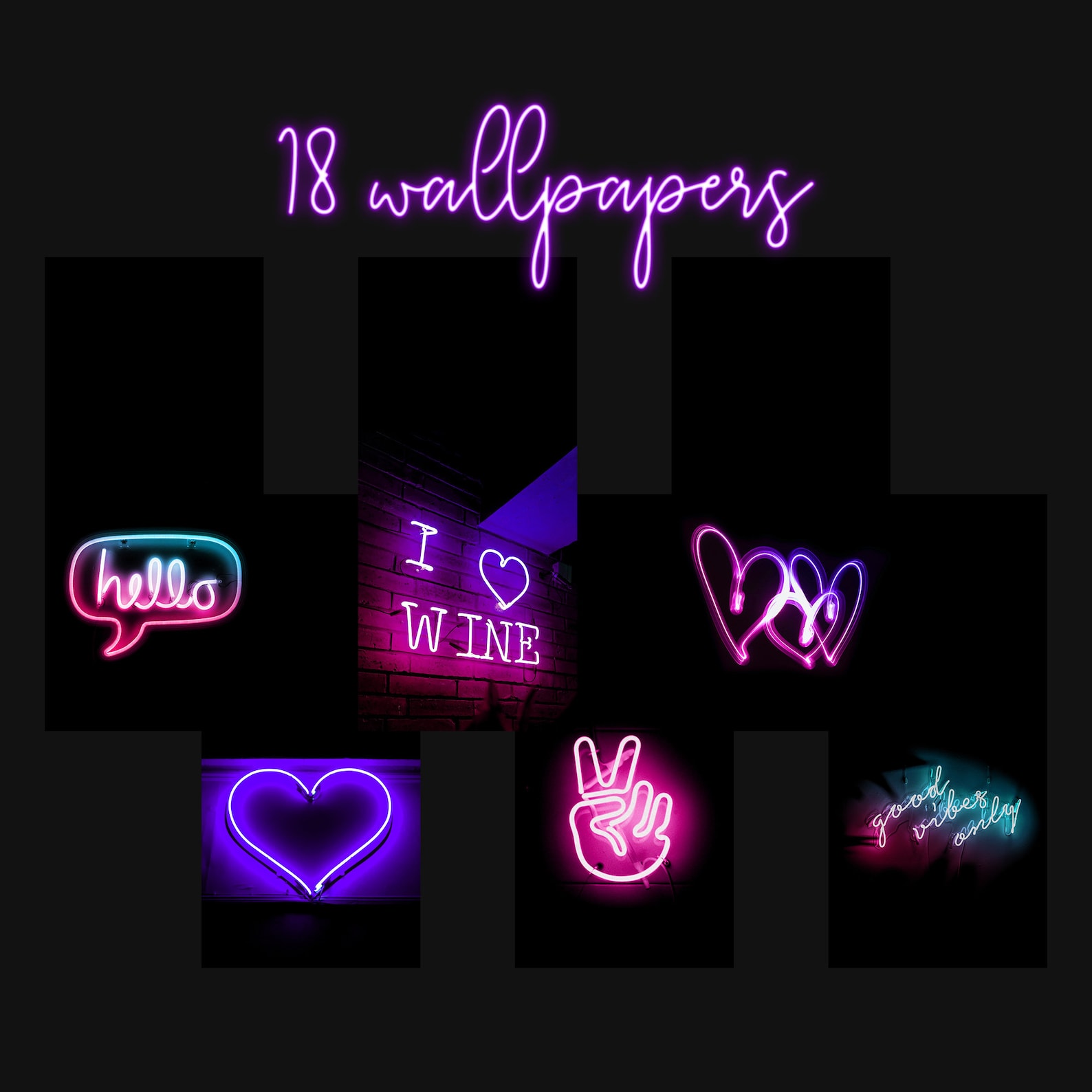 Neon App Icons Aesthetic Ios Icons Iphone Icon Pack Neon - Etsy