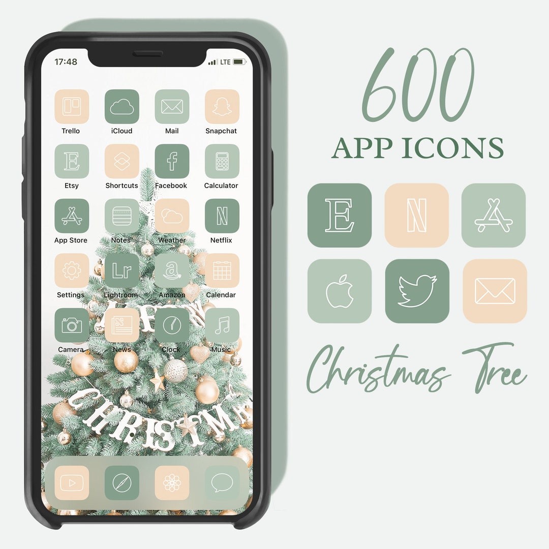 600 Christmas Tree App Icons, Ios 14 App Icon Christmas, Ios14 ...