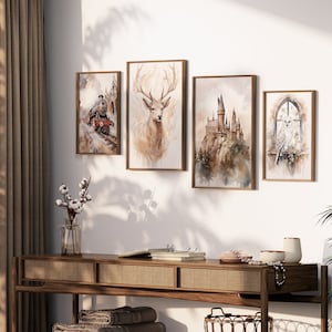 Wizard Posters Digital Print, Wizard School Print, Wizard Room Decor ...