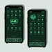 Green Neon App Icons, Neon Aesthetic Ios 14 Icons, iPhone Icon Pack ...