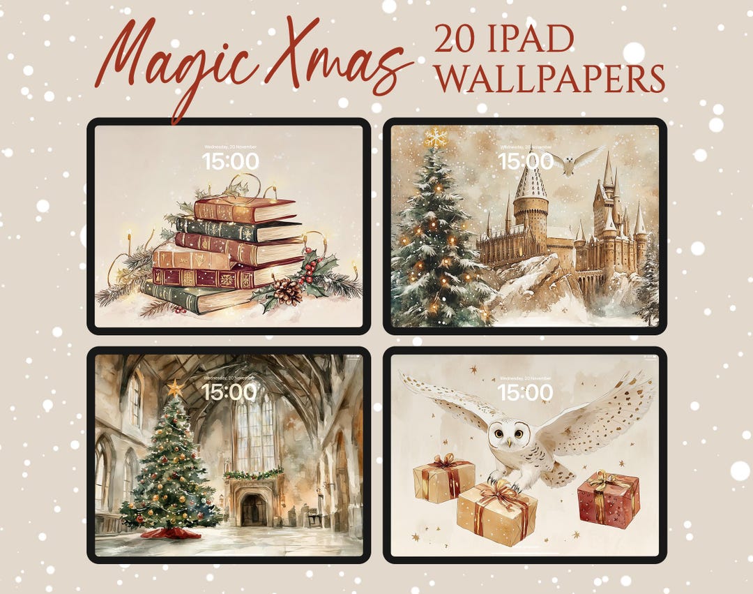 Christmas iPad Wallpapers, Christmas Magic Wallpaper Ipad, Winter iPad ...