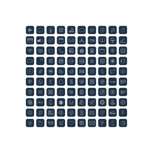 400 Fargo App Icons, Ios 14 Blue Icons, Winter Aesthetic Icon ...