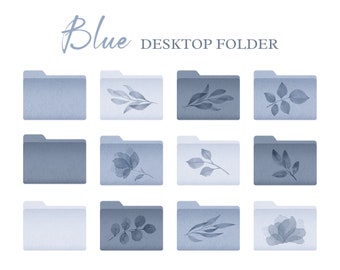 Blue Desktop Organizer - Etsy UK