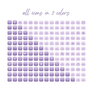 400 Lilac App Icons, Purple Ios 14 Aesthetic, Pastel Purple Icons Pack ...