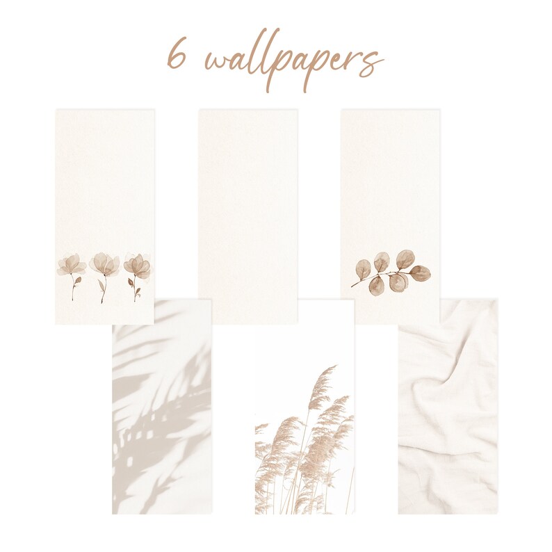 Neutral Palette App Icons Ios Icons Aesthetic Boho Ios | Etsy