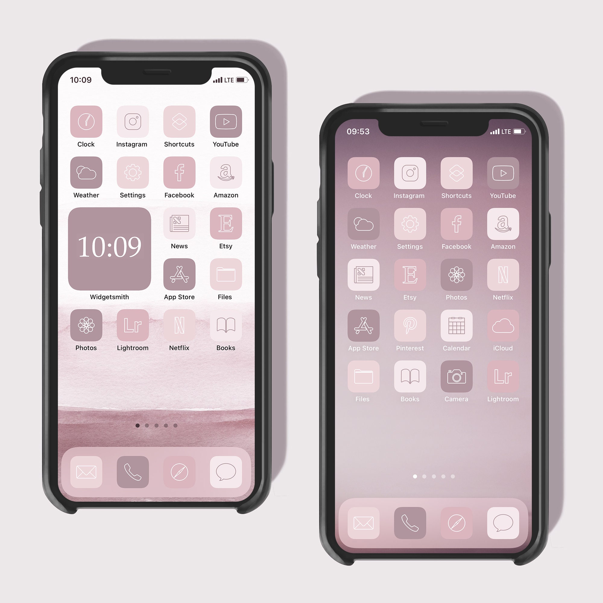 Pastel App Icons Pink Purple Icons Iphone App Covers Pink - Etsy