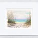 Beach 6 Watercolor Print, Coastal Beach Art, Seaside Decor - Etsy