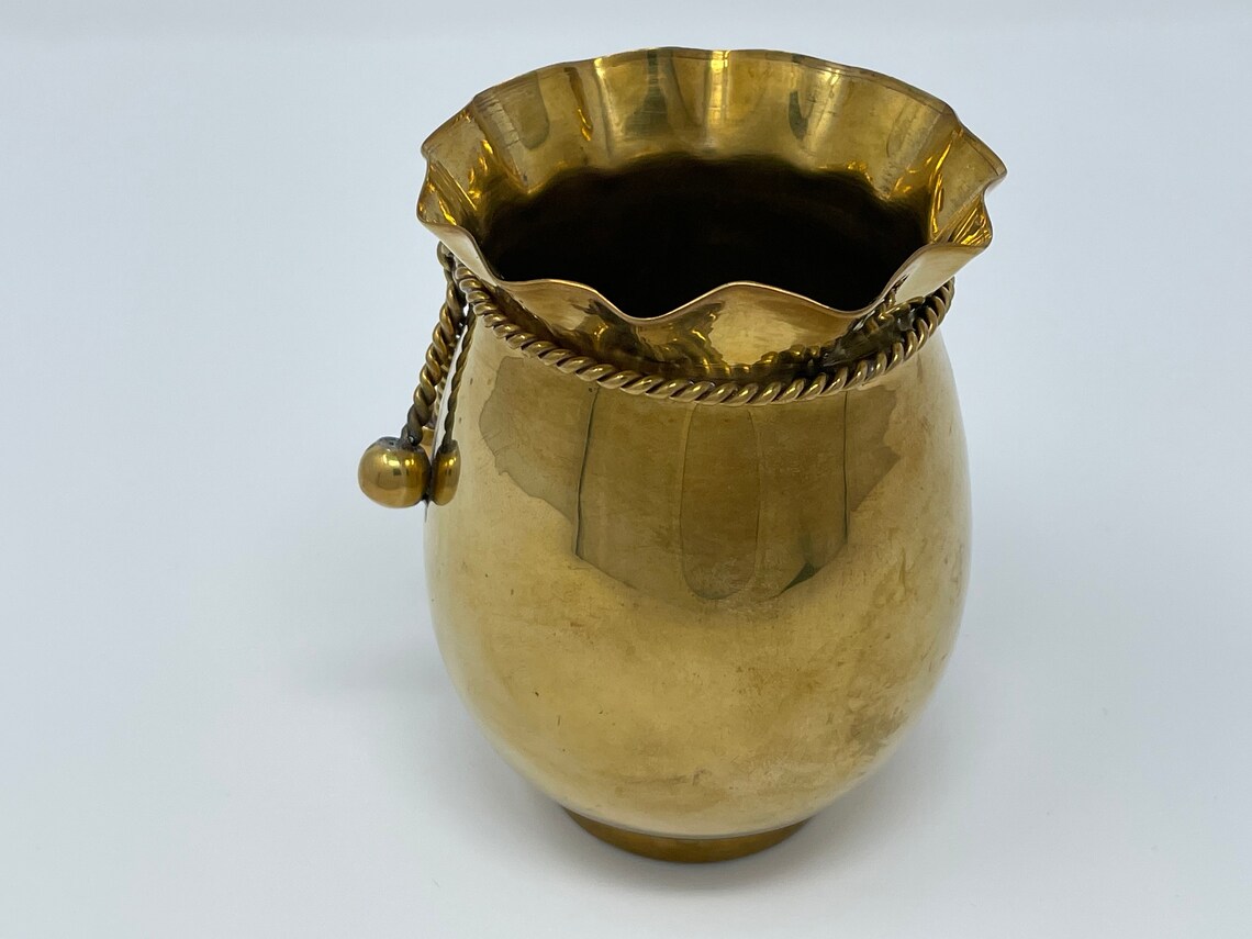 Vintage Antique Style Brass Urn Jar Jug Container Shaped Like - Etsy