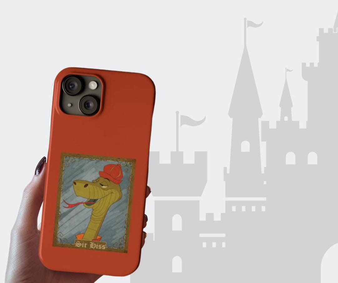 Sir Hiss Animated Robin Hood Slim Phone Cases - Etsy