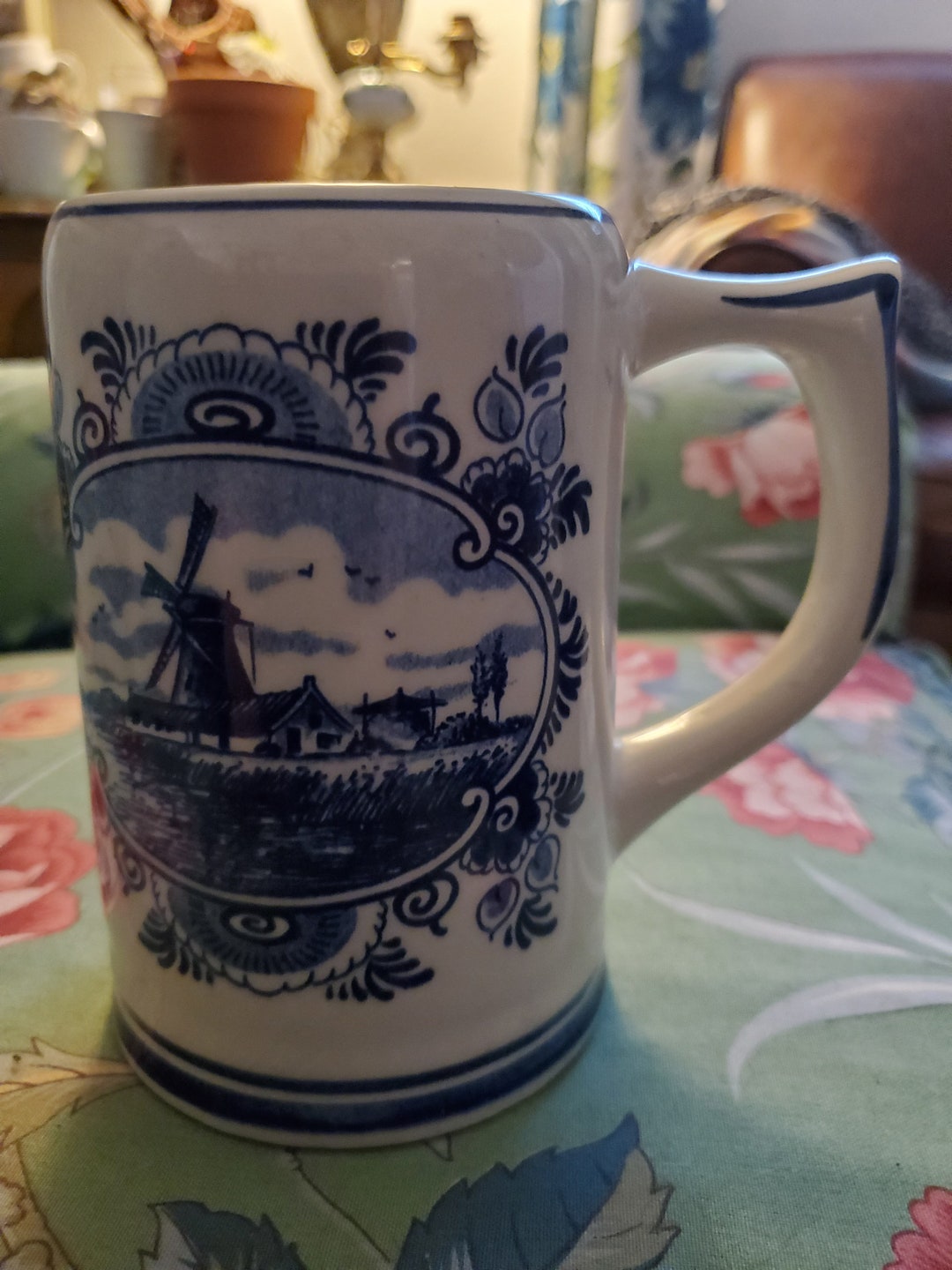 Blue Delft Stein - Etsy