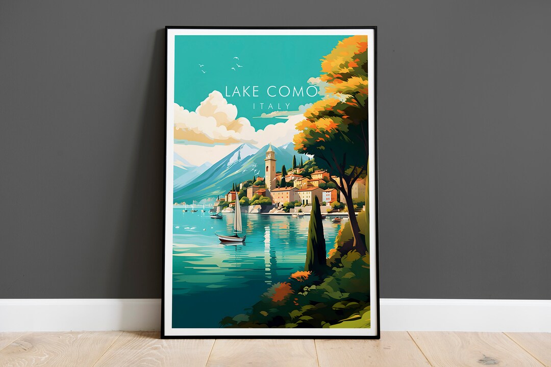 Lake Como Italy Print - Etsy