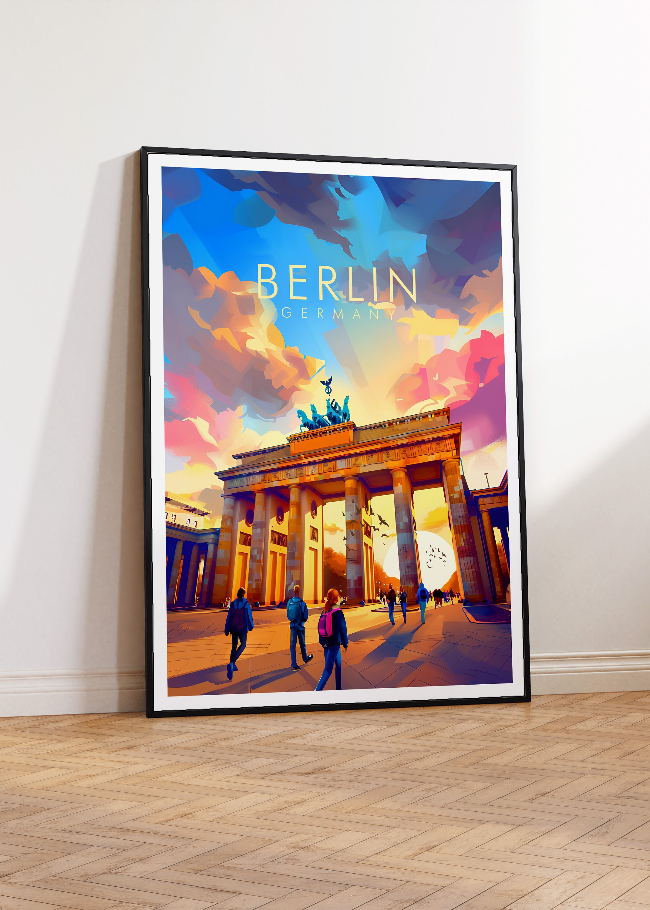 Berlin Print, Germany - Travel Poster Print - Etsy
