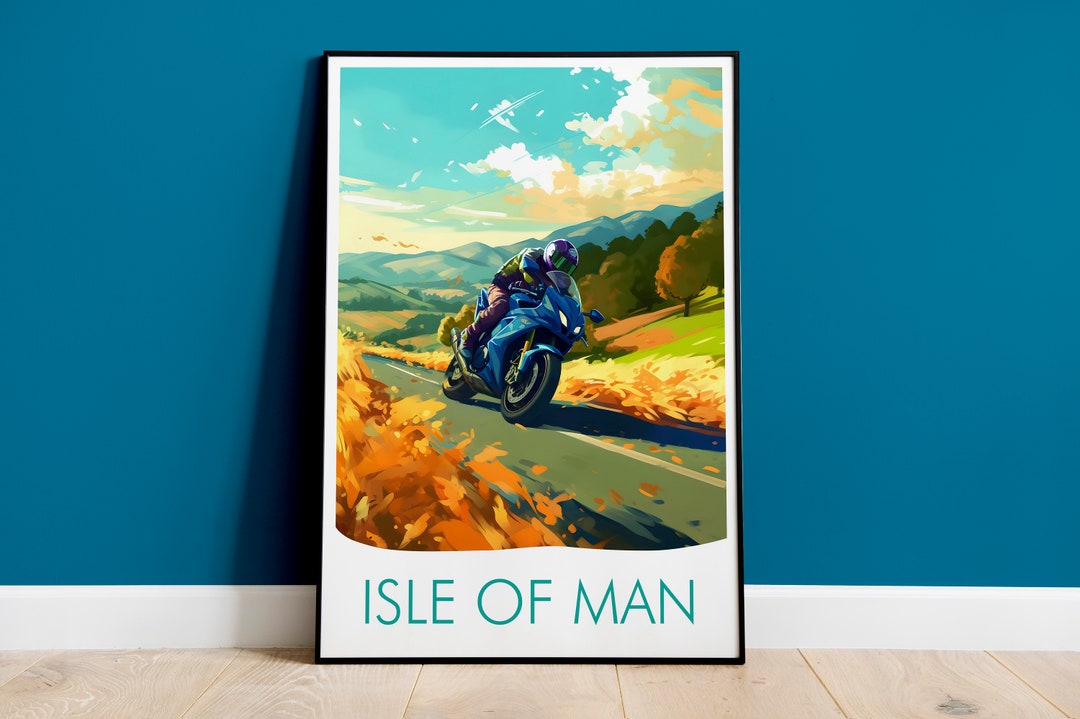 Isle of Man Print, Isle of Man Travel Print - Etsy