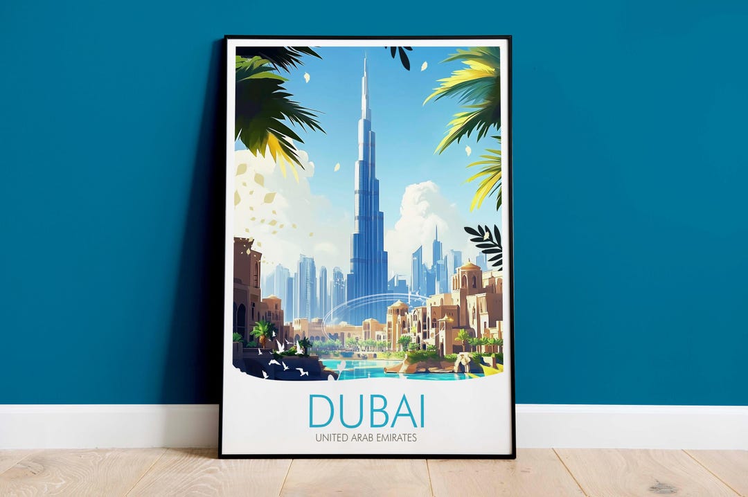 Dubai Travel Print, Dubai Poster, Travel Posters, Travel Prints, Travel ...
