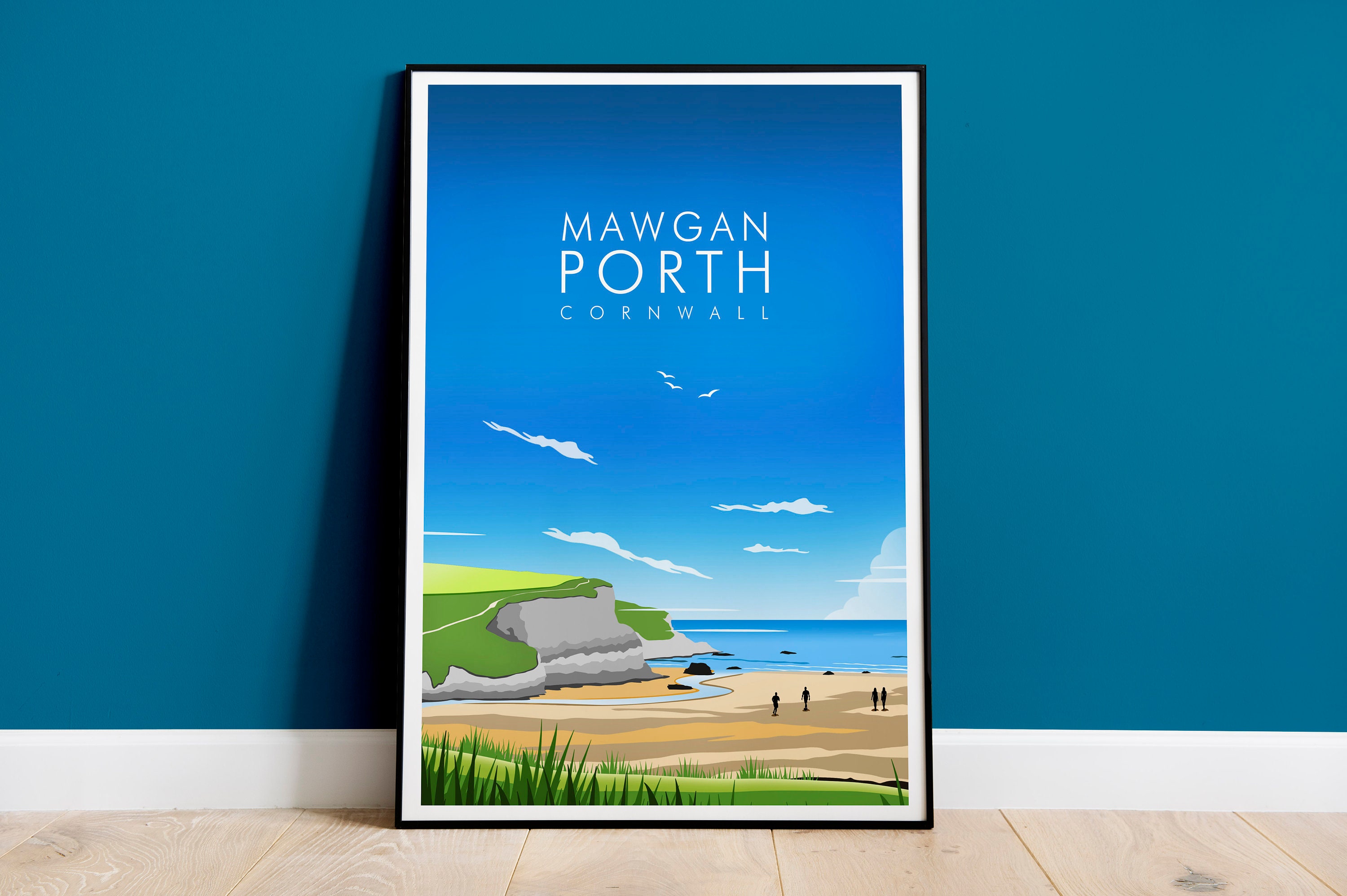 Mawgan Porth Poster Print - Etsy
