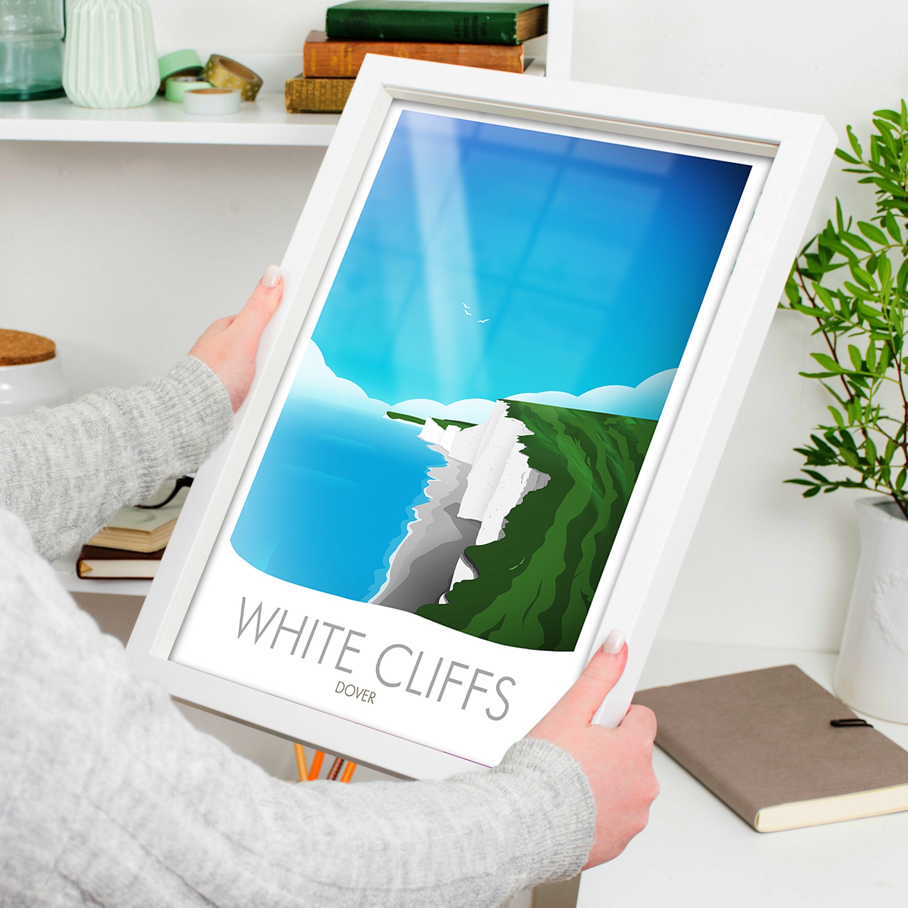 White Cliffs of Dover Print Poster Dover Poster Print UK | Etsy