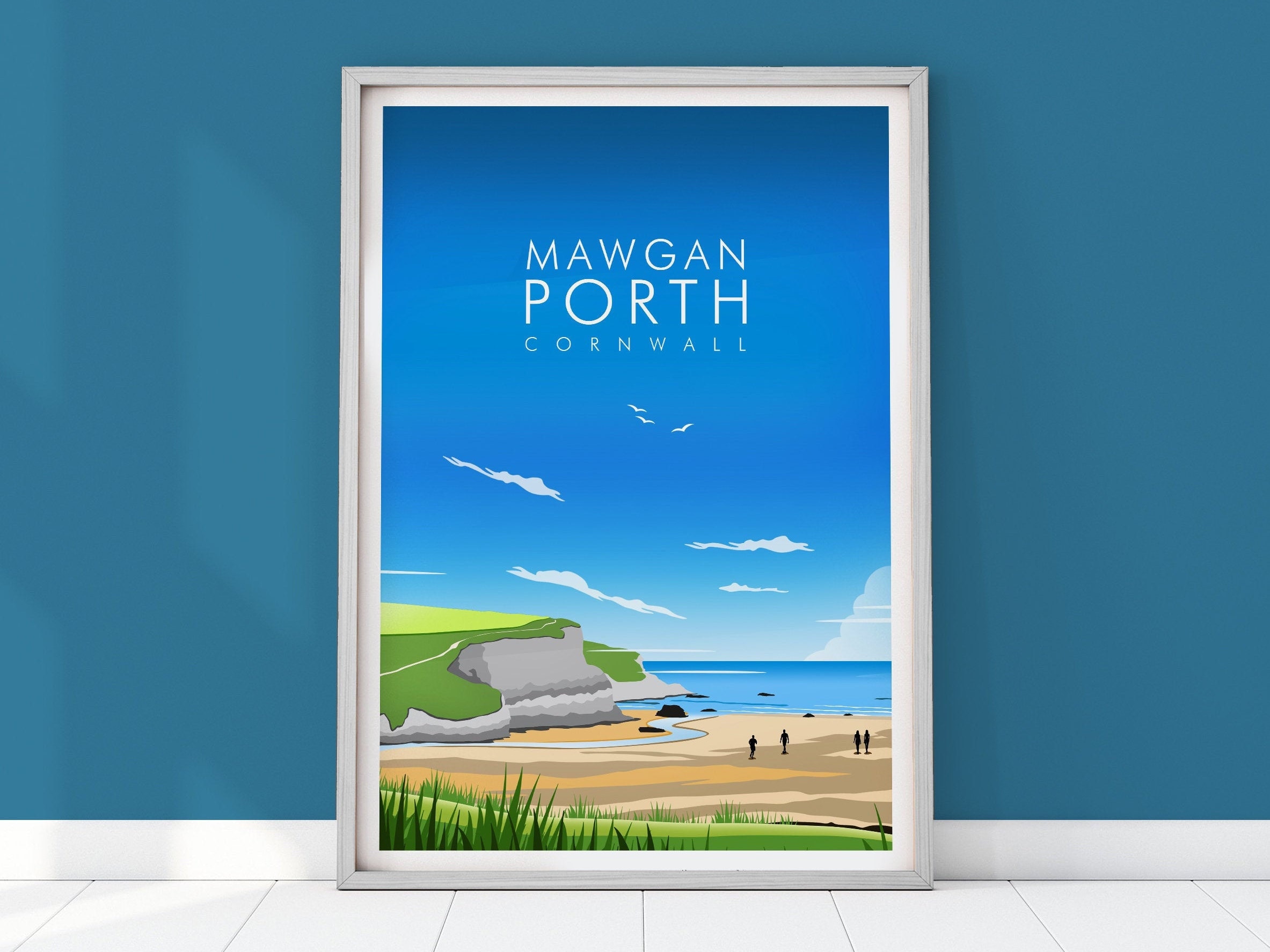 Mawgan Porth Poster Print - Etsy