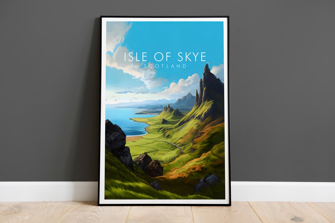 Isle of Skye Print, Scotland - Etsy